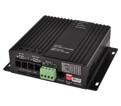 China 12V 30A DC Battery Charger Aluminm Material For RV Boat Yacht for sale