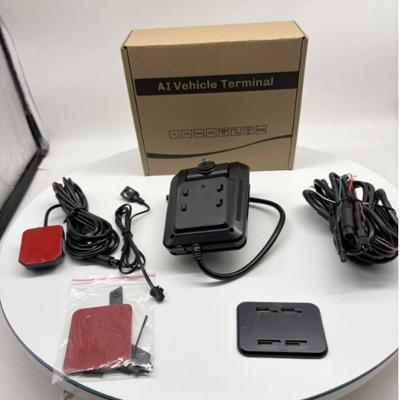 China Intelligent DMS And ADAS AI Dashcam All-in-one Design With Built-in 4G/WiFi/GPS Front View for sale