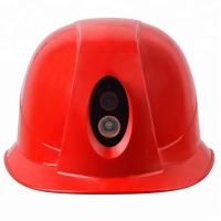 China Construction Safety Helmet with Camera 4G 3G WIFI Network Wireless 2-Way Audio for sale