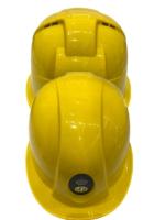 China Hd Safety 4G Helmet Camera Yellow Color MTK8735 Chipset Replaceable 3300MAh Battery for sale