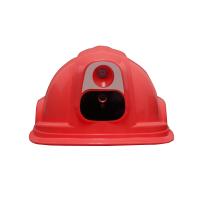 China 4G GPS Tracking Safety Helmet Camera with Wifi Function and 64GB Storage Capacity for Mining Workers in Management Software for sale