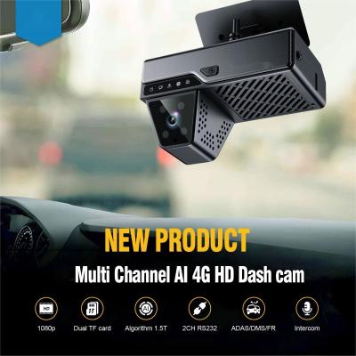 China 4G  3ch ADAS DSM Including Cmsv6 Platform Software Dashcam for sale