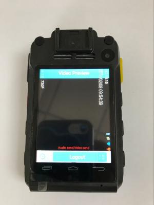 China Waterproof Bodywear Video Cameras 4G / 3G With Global Positioning Module for sale