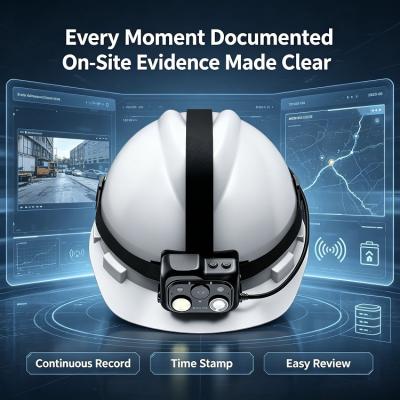 China Safety Helmet Camera with 1 9mm Fixed Lens and 8 Million Autofocus Secondary Lens for Versatile Industrial and Construction for sale