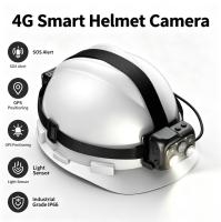 China Safety Helmet Camera Featuring 2 Inch IPS Touchscreen Display and Starlight Night Vision Main Camera for Superior Video for sale
