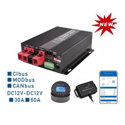 China DC 12V 30A 60A Charger Controller Canbus Cibus Modbus for sale