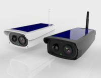 China Outdoor Waterproof Wifi Security Camera IP67 Solar Battery 140 Degrees Wide Angle for sale