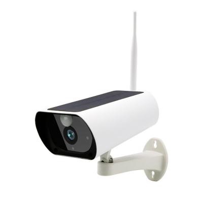 China Solar Battery Powered Outdoor Security Camera With Audio Night Vision Motion Detection for sale