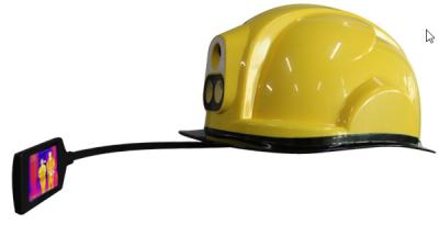 China 4G Smart Temperature Infrared Thermal Auto Temperature Helmet for sale