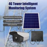 China Grid Tower Solar Intelligent Monitoring Camera System 4G LTE 18000 mAH Long life Working for sale