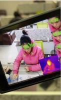 China School Non Touch Infrared Temperature Device Smart Helmet Camera Support 4G 3G WIFI for sale