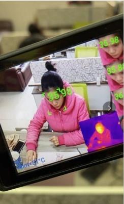 China School Non Touch Infrared Temperature Device Smart Helmet Camera Support 4G 3G WIFI for sale