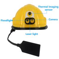 China 4G Smart Temperature Measuring Helmet Camera Android 7.1Bluetooth4.0 GPS Led Light for sale