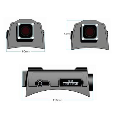 China 4G Wifi GPS BT4.0 Tactical Helmet Camera 4000mAh Helmet Video Camera for sale