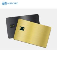 China WCT Metal RFID NFC Chip Business Cards Customized Logo Fast Reading NFC Metal Card 144 Bytes for sale