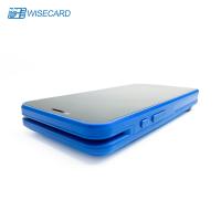 China Customized Logo Fast reading Metal RFID NFC Chip Business cards mini  handheld smart payment pos terminal for sale