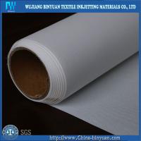 China BINYUAN BY-C1 Waterproof Polyester Canvas 260gsm 60in for Interior Decoration Inkjet Printing for sale