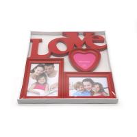 China Family Theme 2cm Wall Hanging Photo Frame Collage Picture Plastic for sale