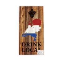 China OEM Retro Bottle Opener Wall Mount Home Decor Hanging Beer Opener for sale