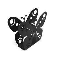 China Custom Black Metal Napkin Holder Restaurant Decorative Dinner Home Decor for sale