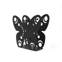 China Eco Friendly Black Metal Napkin Holder Creative Design For Coffee Shops / Office for sale