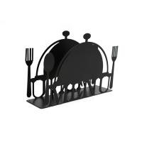 China Portable Metal Napkin Holder 13.5 X 4 X 9.5 Cm Powder Coated Technique for sale