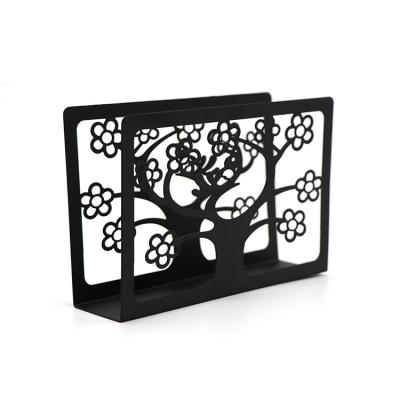 China Eco Friendly Restaurant Metal Napkin Holder , Paper Napkin Holder 15 X 4 X 10 Cm for sale