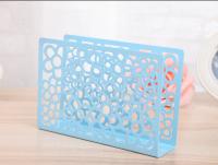 China Custom Paper Metal Napkin Holder , Metal Tissue Holder For Home Decor for sale