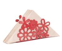 China Modern Flower Pattern Metal Napkin Holder Table Tissue Box Holder Home Decor for sale