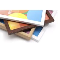 China Portable Decorative Wooden Picture Frames Wooden Mdf Paper Wrap WFS0025 for sale