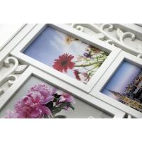 China Flower Pattern 3 Picture Collage Frame , Wall Hanging Picture Frames for sale