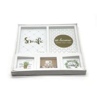 China Decorative Family Collage Photo Frames With Injection Molding Technique for sale