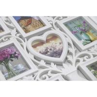 China Hotel / Wedding White Multi Photo Frames Customized Size ISO Approved for sale