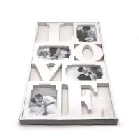 China Hot Sale White Love Square Gallery Wall Picture Frames 29.5 X 28.5 X 2 Cm ODM / OEM Service for sale
