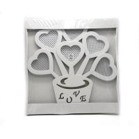 China Creative Multi Photo Picture Frames 43.5 X 41 X 1.8 Cm , Love Picture Frames for sale
