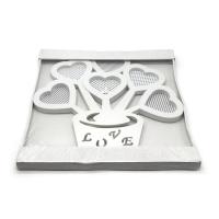 China Creative Multi Photo Picture Frames 43.5 X 41 X 1.8 Cm , Love Picture Frames for sale