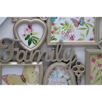 China Custom Design Gallery Wall Picture Frames Gold Color 46 X 39 X 2 Cm Size for sale