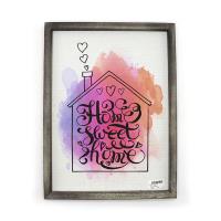 China Love Home Decorative Wooden Plaque Signs ,Smooth Edge, Vintage Style, Durable Wooden Wall Plaques for sale