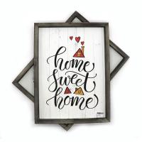 China Love Home Decorative Wooden Plaque Signs ,Smooth Edge, Vintage Style, Durable Wooden Wall Plaques for sale