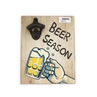 China Wooden Wall Hanging Bottle Opener 18 X 23 X 0.9 Cm For Restaurant / Kitchen for sale