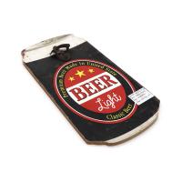 China Eco Friendly Decorative Wall Mount Bottle Opener MDF With Paper Printing Technique for sale