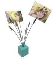 China Single And Multiple Memo Clips Photo Holders Electroplating Technique for sale
