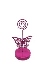 China Convenient Office Message Holder , Metal Photo Clip Stand Customized Color for sale