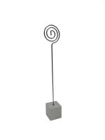 China Lovely Metal Blank Picture Holder Clip Stand , Cute Metal Clip Photo Holder for sale