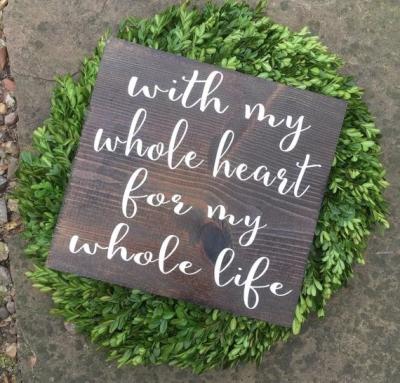 China Portable Handmade Wooden Plaques Signs , Lightweight Wooden Kitchen Plaques for sale