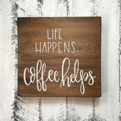 China Exquisite Wooden Plaque Signs , 40 X 40 Cm Wooden Wall Decor With Sayings for sale