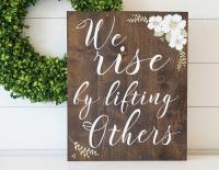 China Hanging Wood Pallet Plaque Long Life Span Apply To Hotel / Wedding / Office for sale
