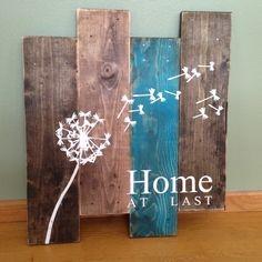 China Lightweight Wood Pallet Plaque , Economic Pallet Art Sayings WP0107 for sale