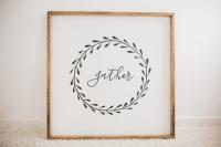 China Exquisite Wooden Plank Plaque , Square Wooden Signs With Love Sayings for sale