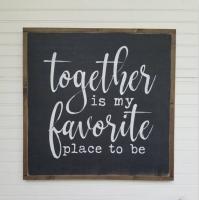 China Blackboard Wooden Plank Plaque , Wall Hanging Painted Wooden House Signs for sale